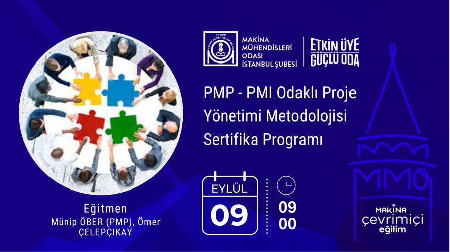 Makina Portal - PMP - PMI Odaklı Proje Yönetimi Metodolojisi Sertifika Programı